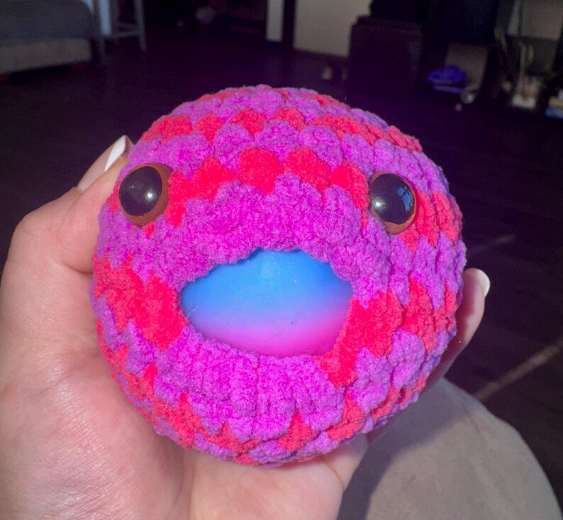 Amigurumi Squishy Stress BLOB / Fidget Toy | Jumbo 2” | Stress Ball - Etsy