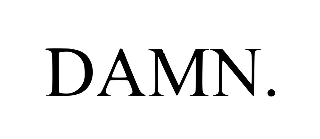 Kendrick Lamar DAMN Custom Design for Clothing - Etsy