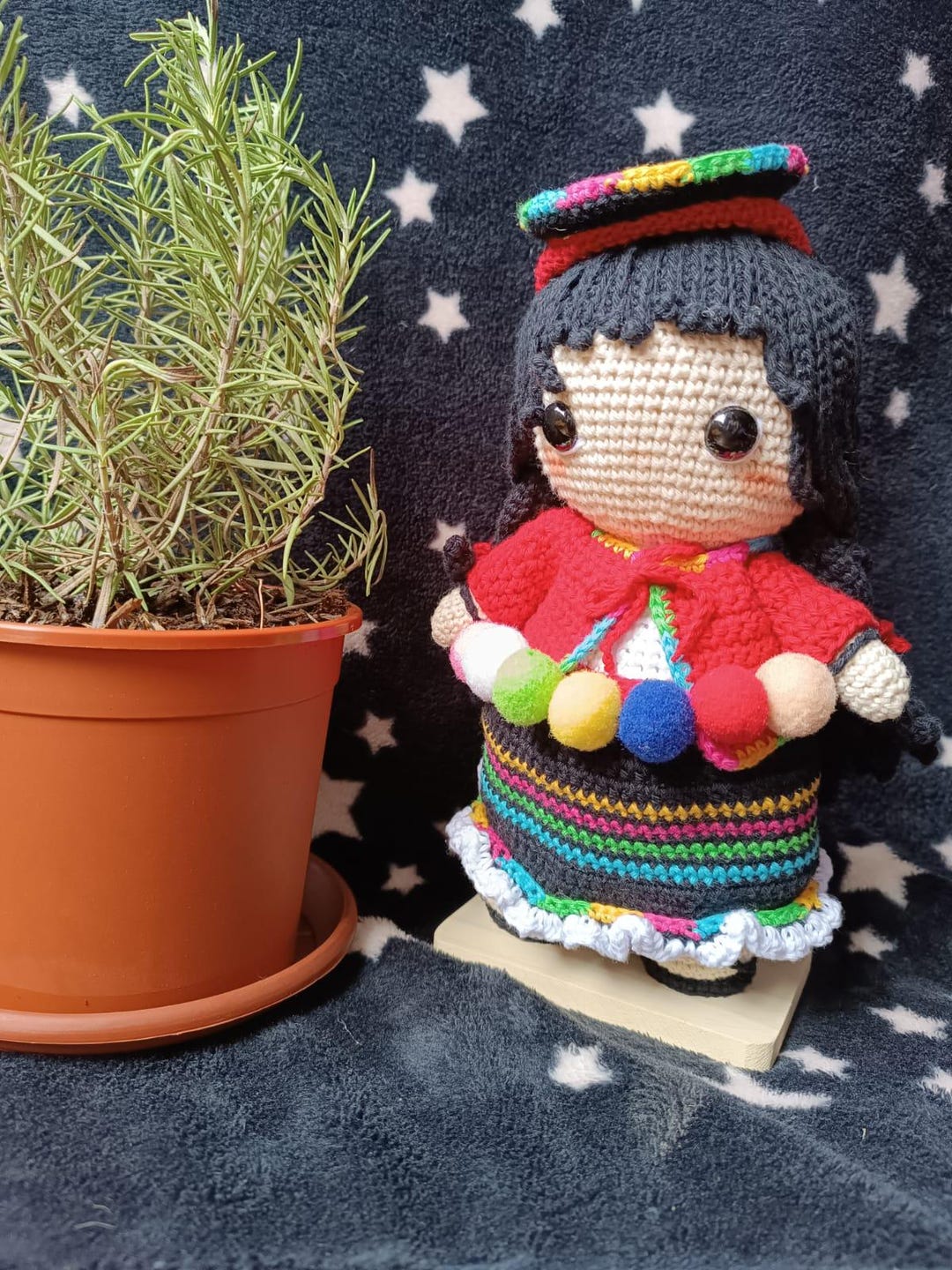 Andean Doll, Peruvian Doll, Handmade in Crochet, Amigurumi, Peruvian ...