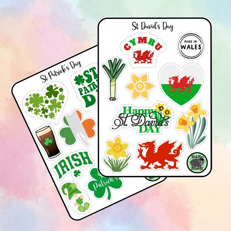 St David's Day Stickers - Etsy UK