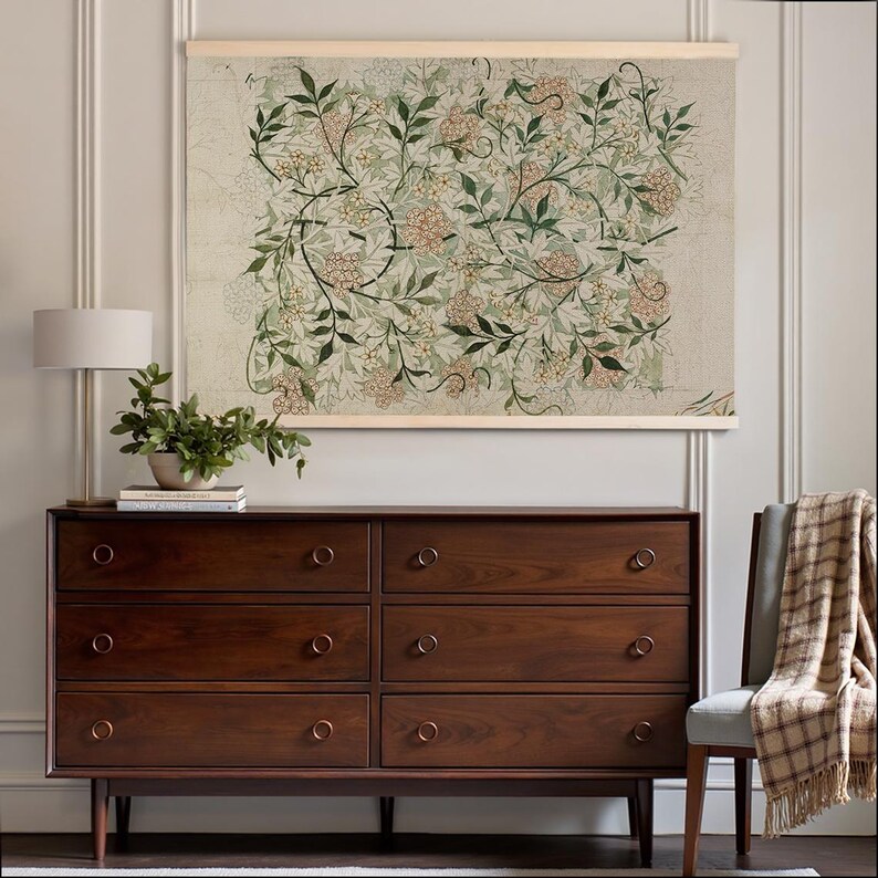 Floral Tapestry, Extra Large Wall Hanging, William Morris Print, Nature ...