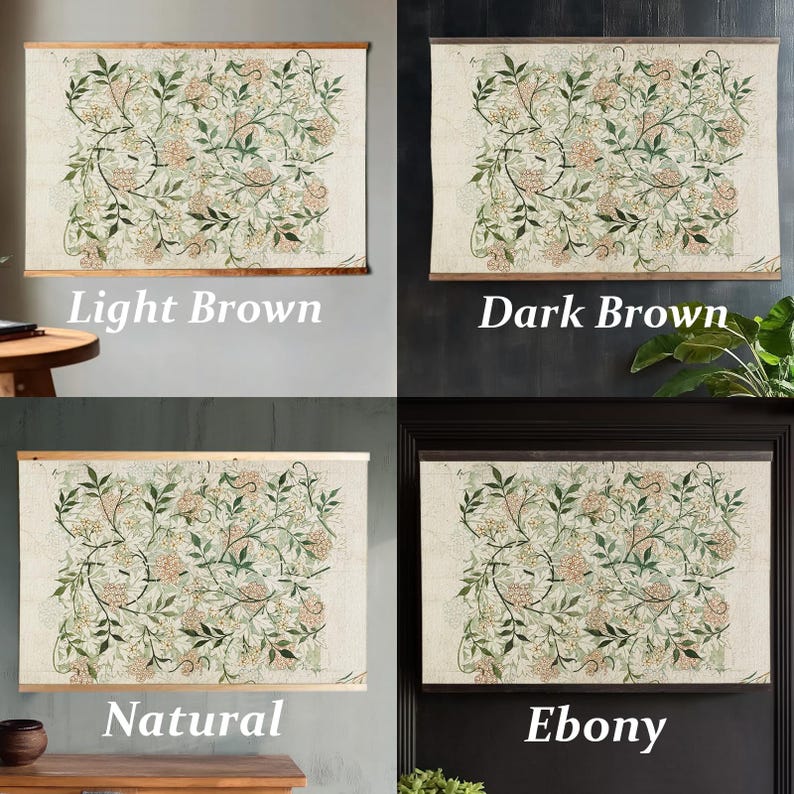 Floral Tapestry, Extra Large Wall Hanging, William Morris Print, Nature ...
