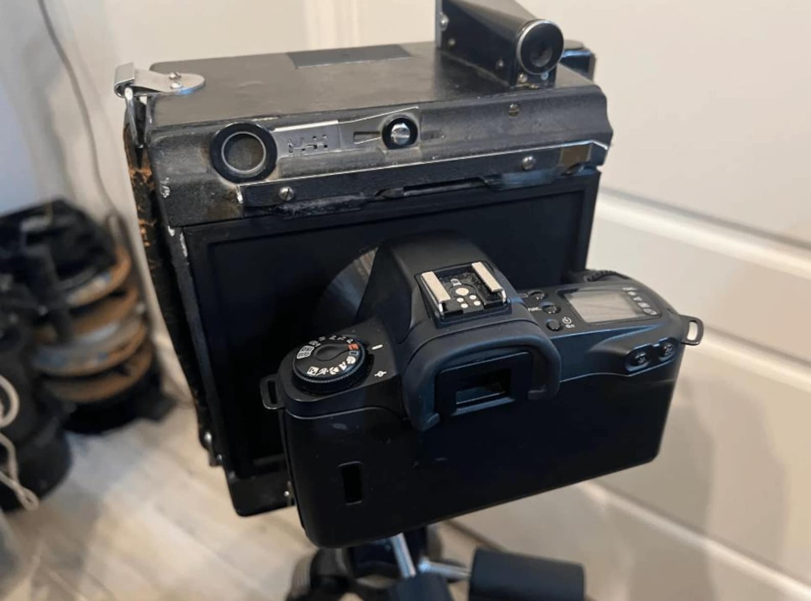 Canon EF to Graflex 4x5 Adapter | DSLR to Large Format Film Back | 4x5 ...
