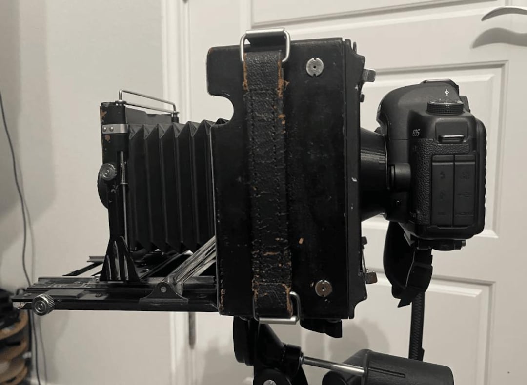 Canon EF to Graflex 4x5 Adapter | DSLR to Large Format Film Back | 4x5 ...