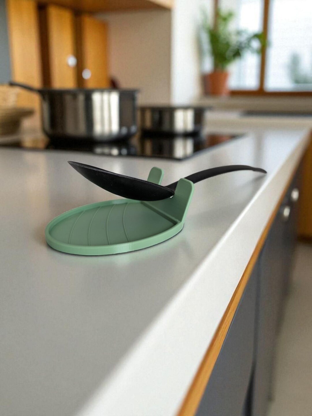 3D Printed Spoon Rest: Modern Kitchen Utensil Holder - Etsy
