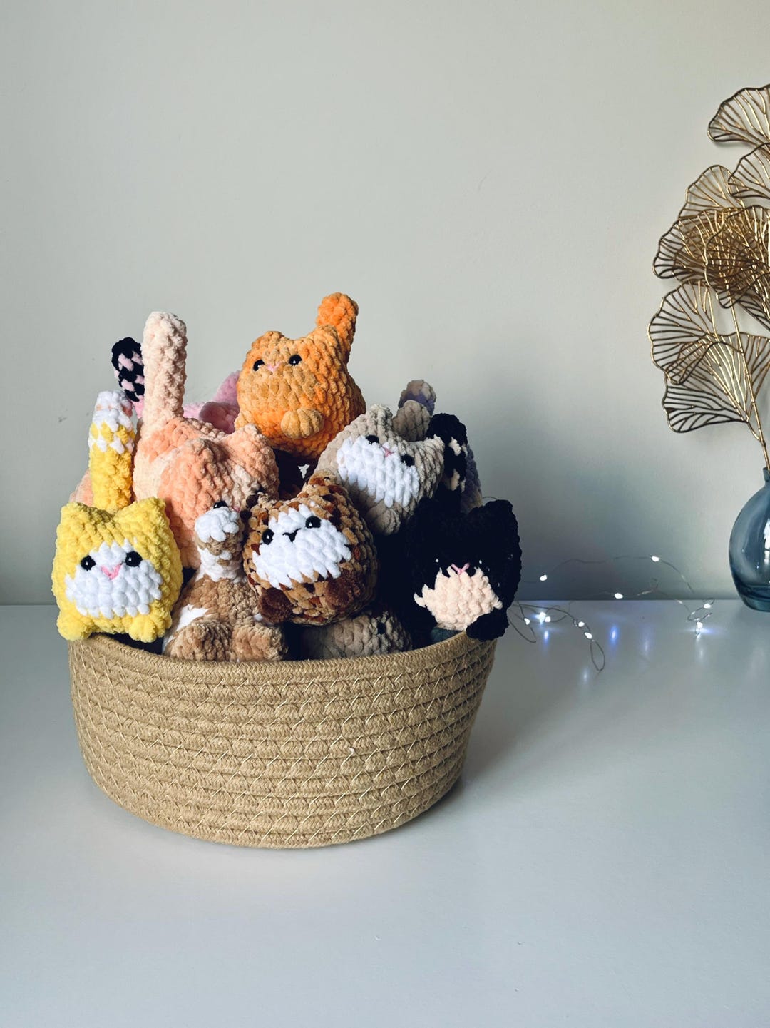 Soft Handmade Crochet Cat Plushie – Baby Safe Stuffed Animal Toy for ...