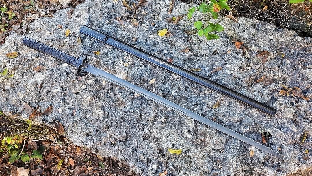 Handcrafted Bat Katana - Unique Japanese Sword - Collectible Art Gift ...