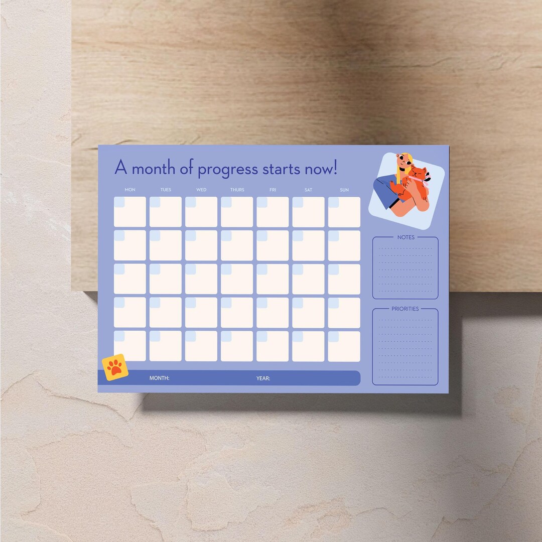 Monthly Printable Planner List With Inspirational Quote Remarkable ...