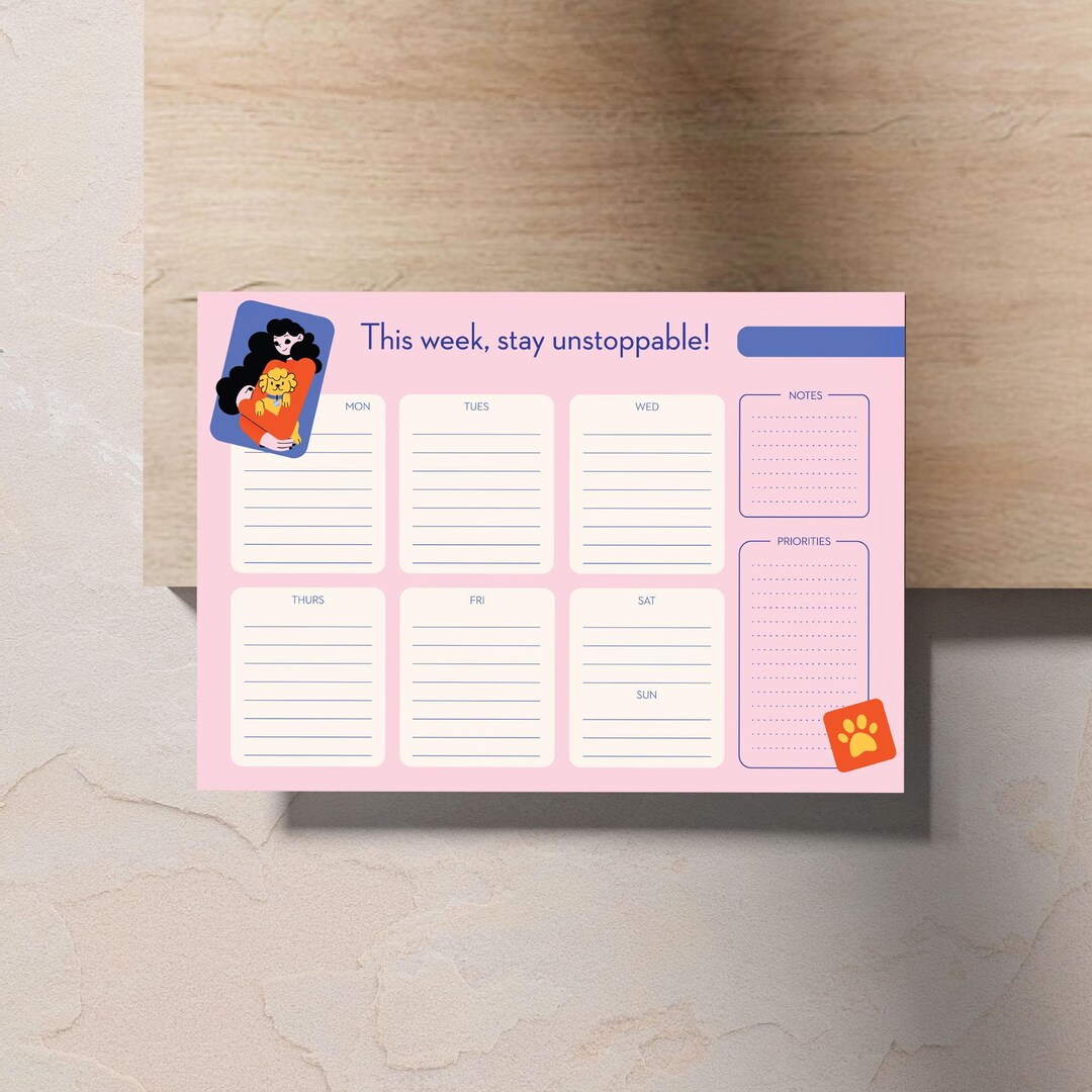 Weekly Printable Planner With Inspirational Quote Remarkable Planner ...