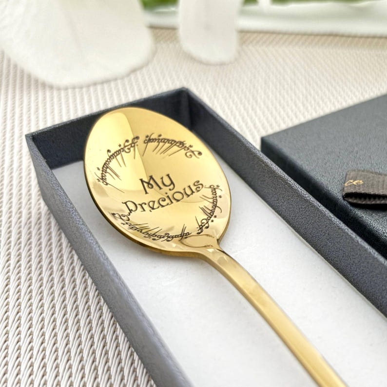 My Precious Gold Spoon Lotr - One Spoon to Rule Them All - Gollum ...