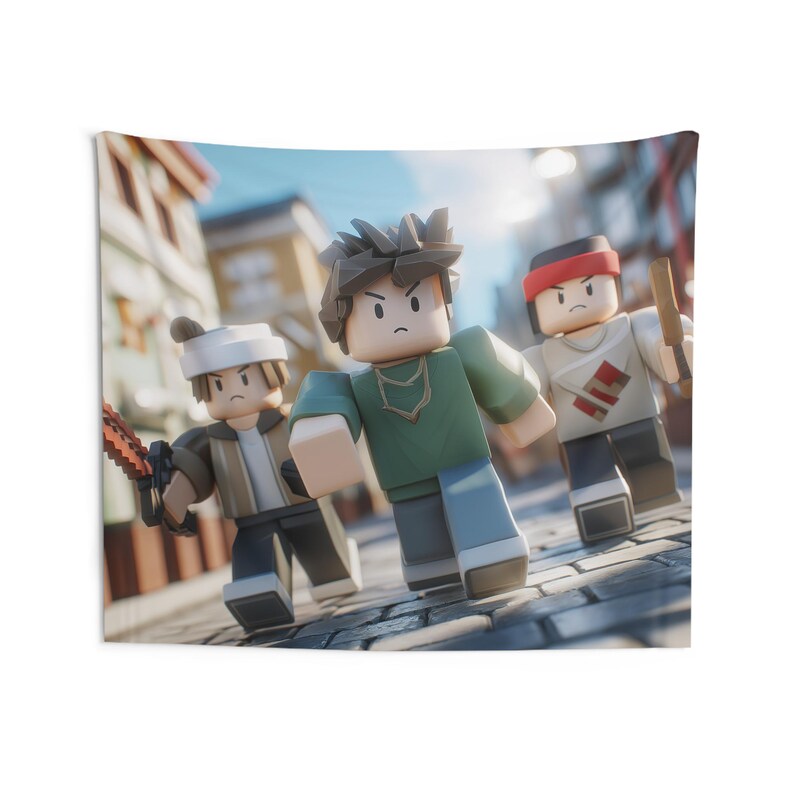 Roblox Wall Tapestry: Personalized Gaming Decor for Kids & Teens - Etsy