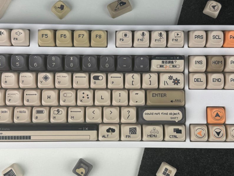 160 Keys Programmer Theme Keycap Set, Japanese Keycap Set for ...