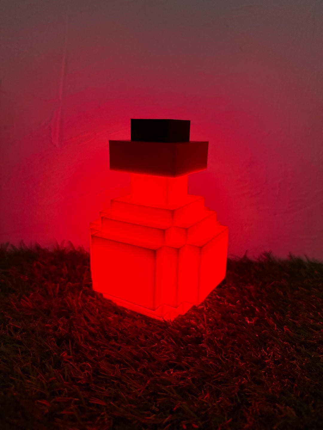 Minecraft Potion LED Jar, 3D Printed Glowing Bottle Decoration ...