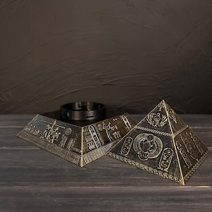 Egyptian Pyramid Stash Box, Hidden Storage Decor, Ancient Egypt Puzzle ...
