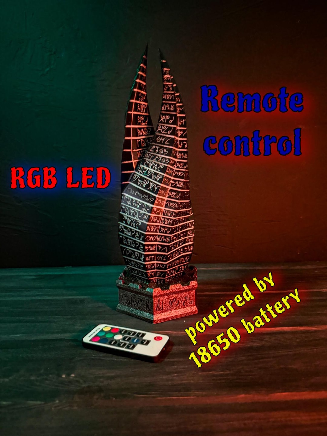 Dead Space Marker, RGB LED, Glowing Obelisk, Replica, Dead Space ...