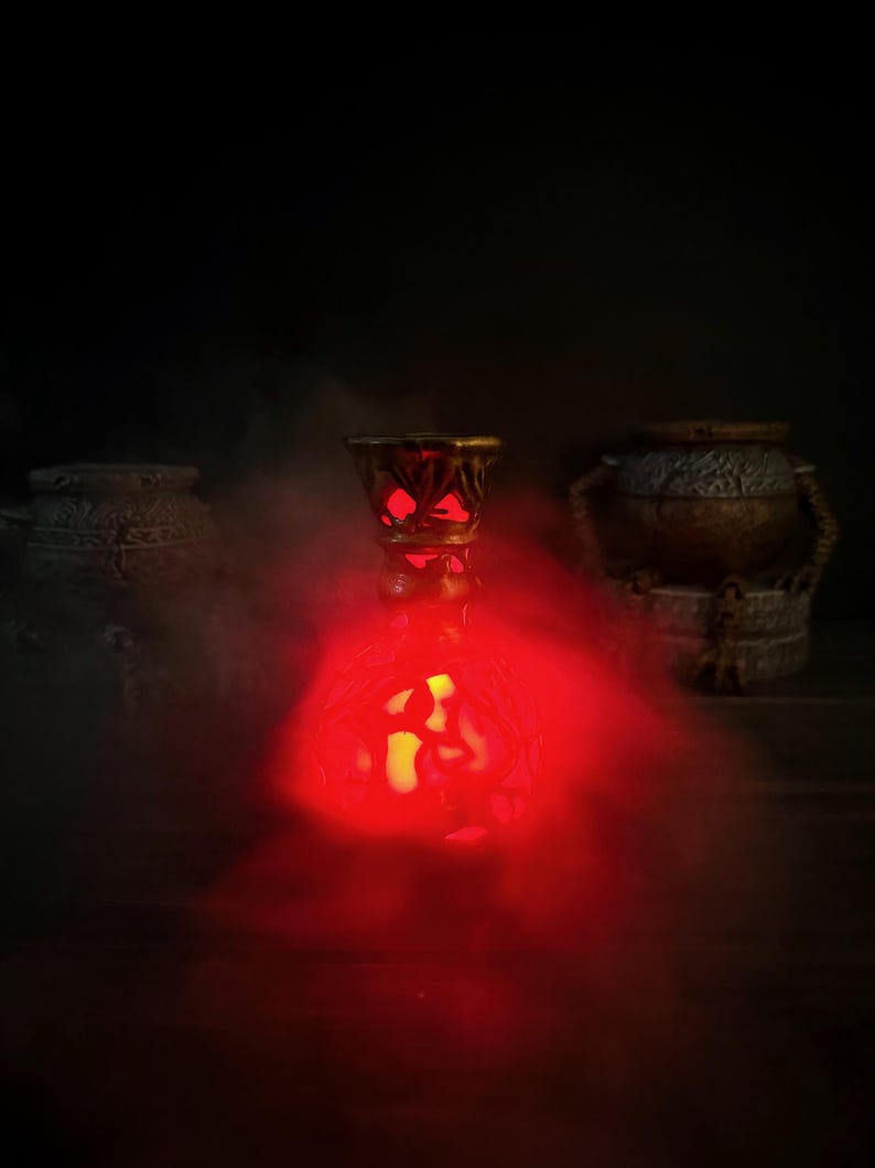 Elden Ring Crimson Tears Flask | Glowing Fantasy Potion Prop | 3D ...