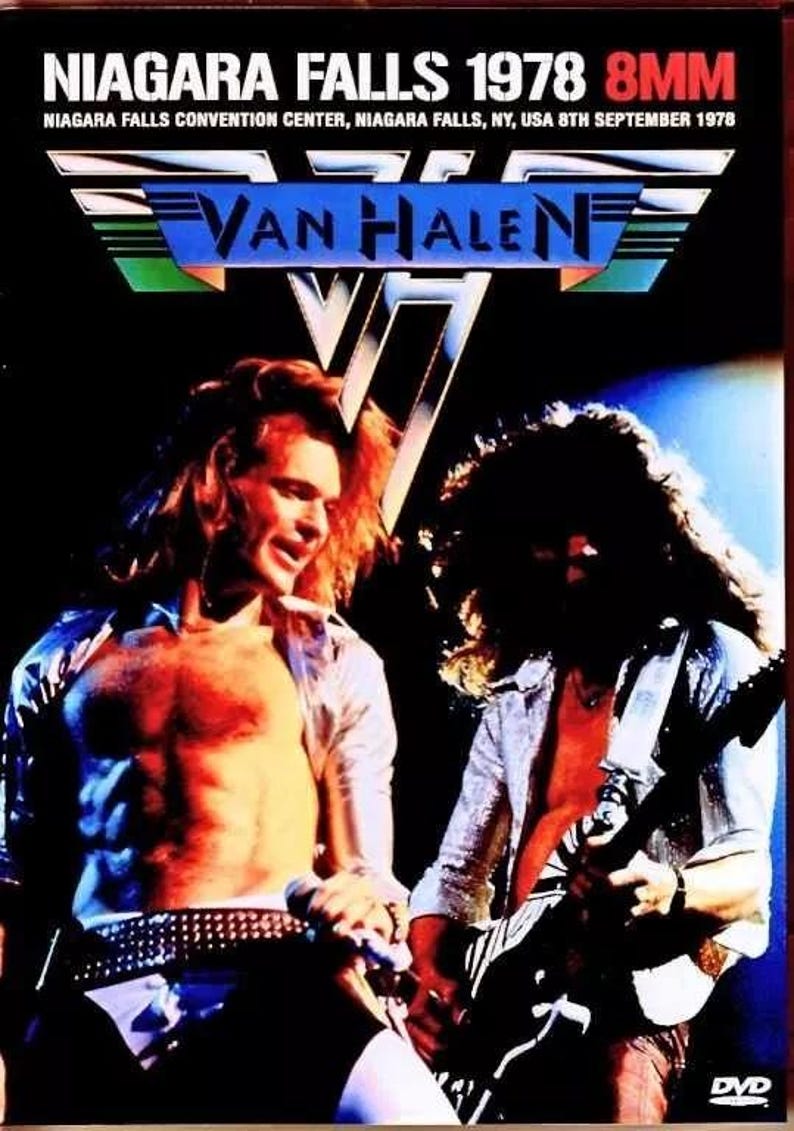 Van Halen / Niagara Fall 1978. 1DVD - Etsy