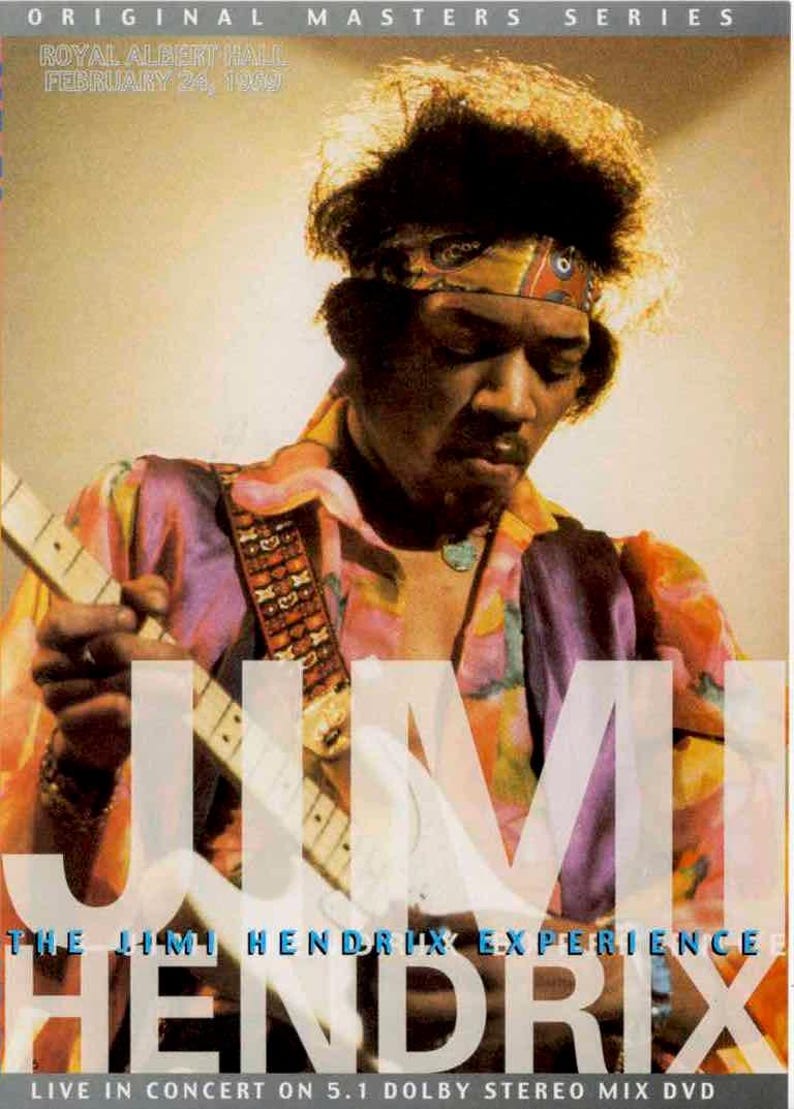 Jimi Hendrix / Live at Royal Albert Hall 1969. 1xdvd - Etsy