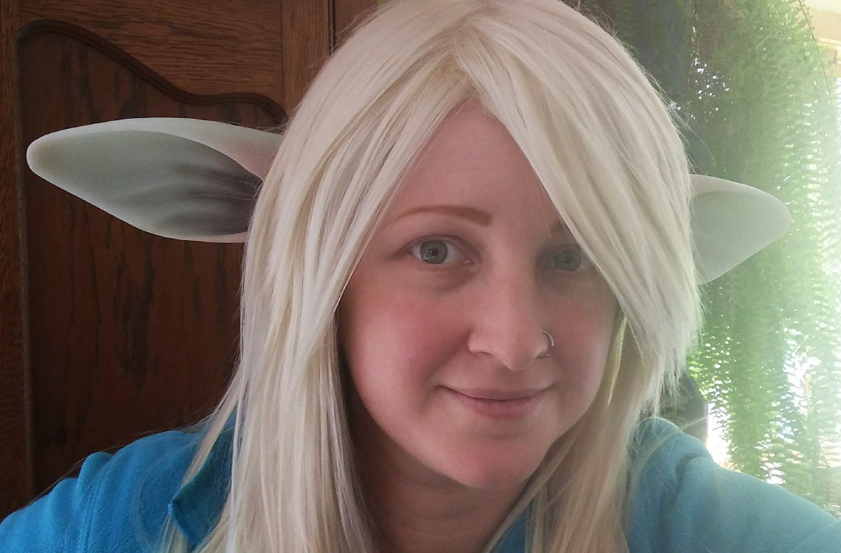 Custom Colored Fantasy Creature Ears with Airbrushed Details | Etsy