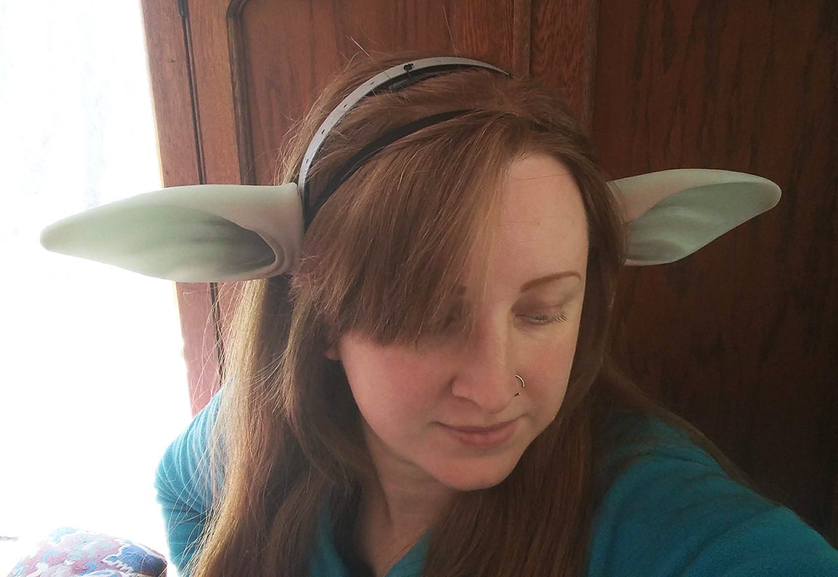Custom Colored Fantasy Creature Ears with Airbrushed Details | Etsy