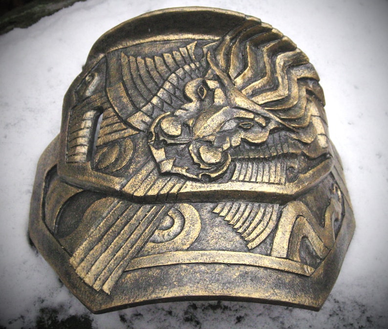 Loki Shoulder Armor Battle Worn Gold Armour Cosplay Costume Norse - Etsy