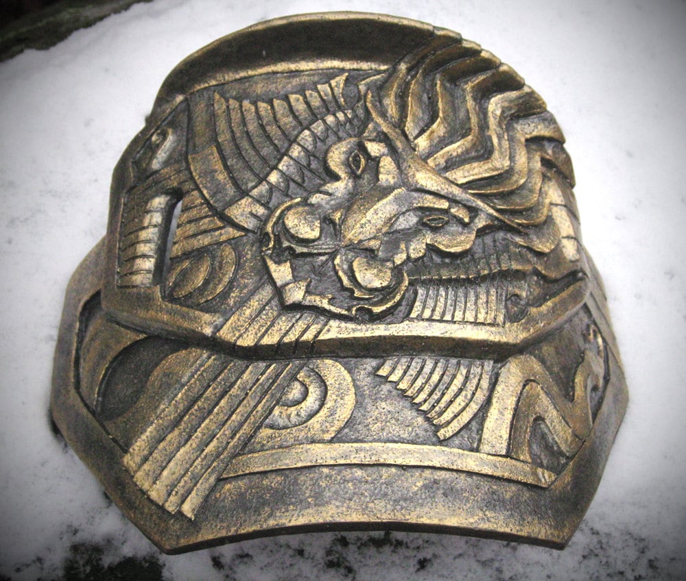 Loki Shoulder Armor Battle Worn Gold Armour Cosplay Costume Norse - Etsy