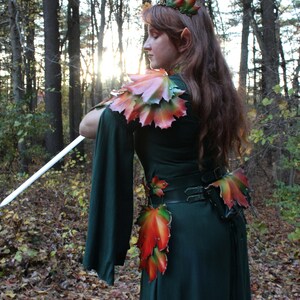 Fall Leaves Leather Armor Set - Elven Fae Armour - Etsy