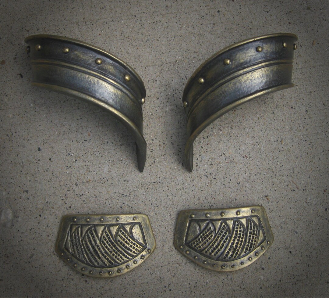 Loki Hand Guards and Vambrace Wraps - Cosplay Costume - Golden ...