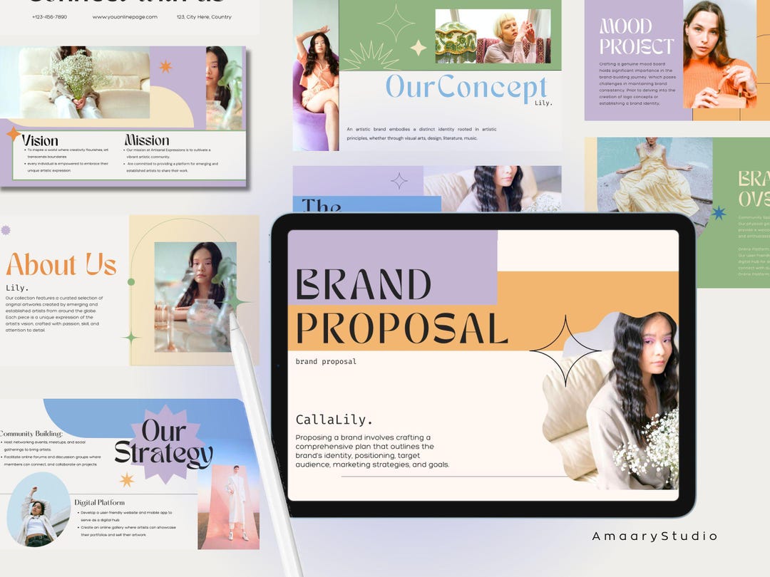 Branding Proposal Canva Template | Editable & Customizable | Perfect ...
