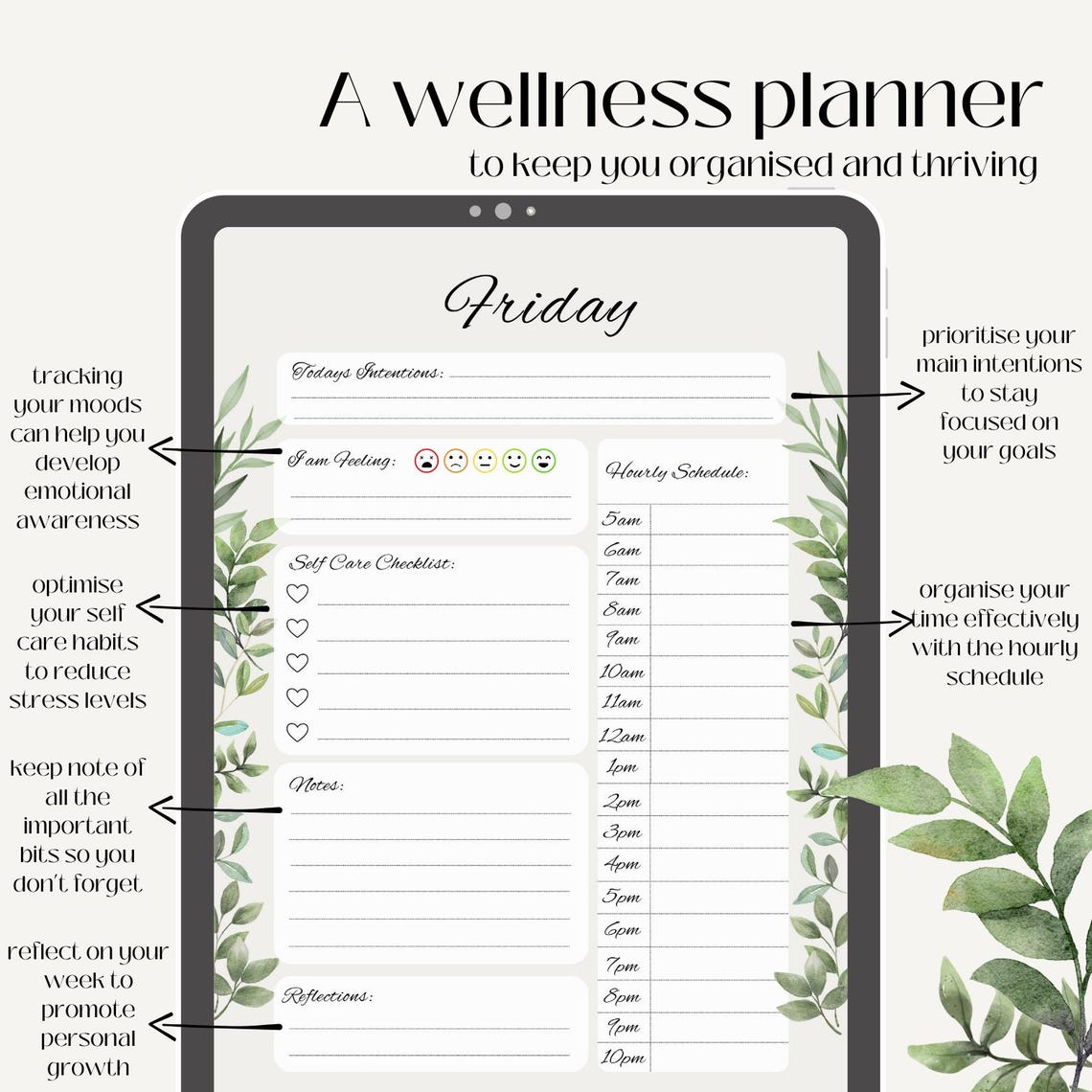 Botanic Edition Planner Bundle 2025 | Daily, Weekly, Monthly ...