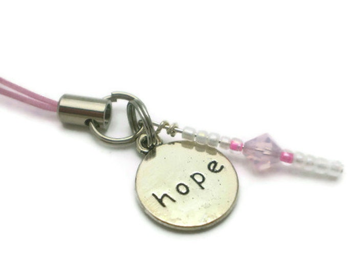 Circle of HOPE Awareness Ribbon Cell Phone Charm Zipper Pull - Etsy