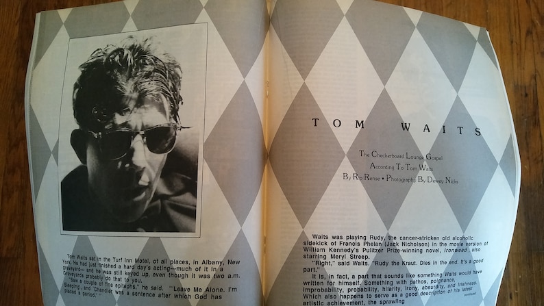 Contrast Magazine Issue 4 1988 Feat. Tom Waits, Flaming Lips and ...