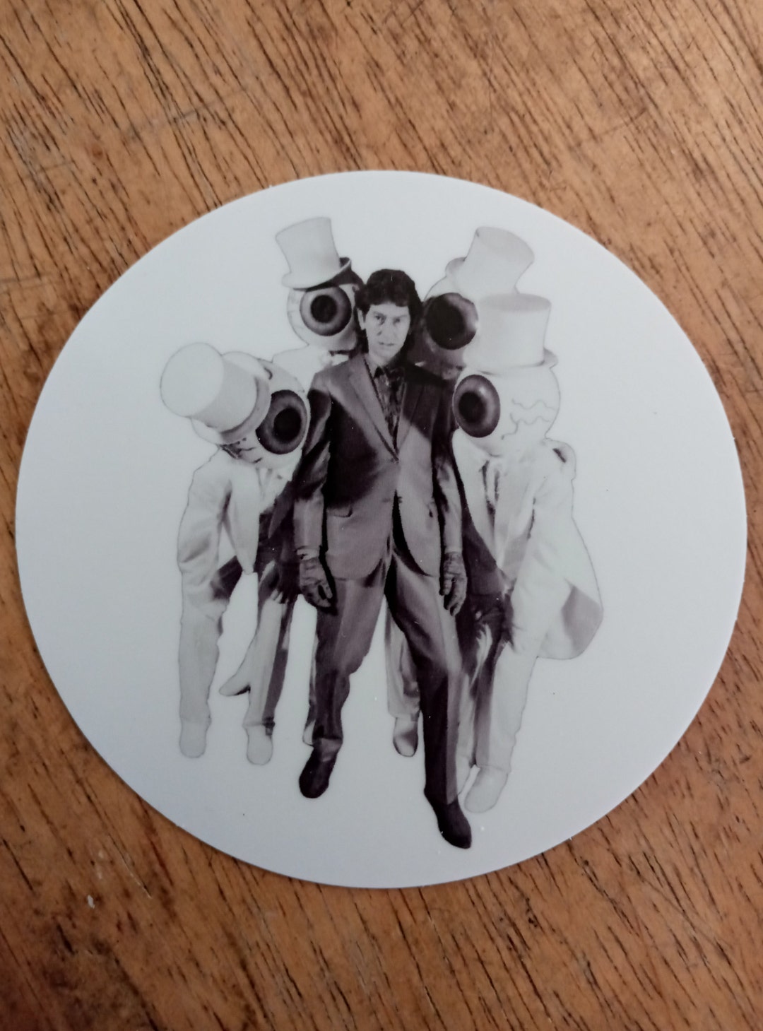 The Residents and Snakefinger 3" X 3" Circle Sticker * Lost Photos ...