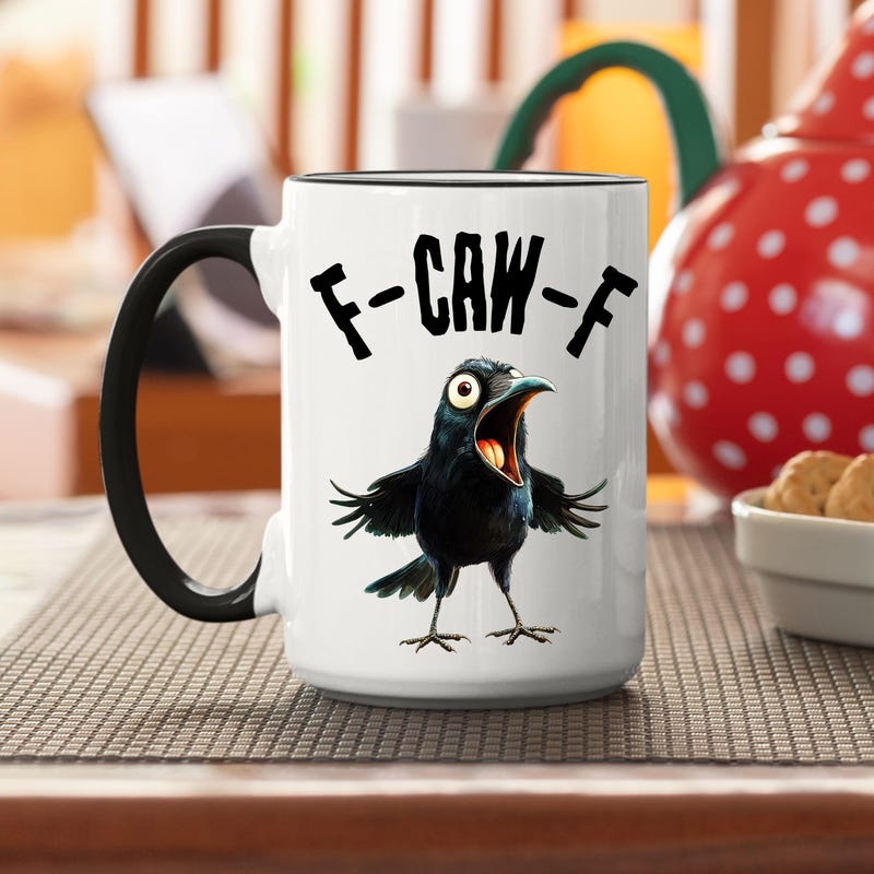 F Caw F Coffee Mug - Etsy