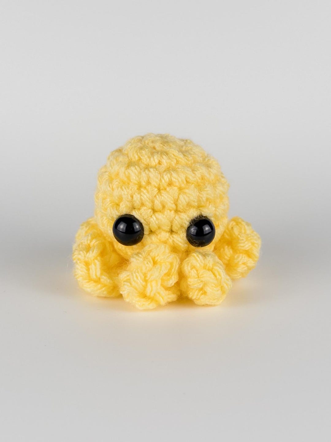 Small Crochet Octopus Desk Friend - Handmade Plushie for Fun and ...
