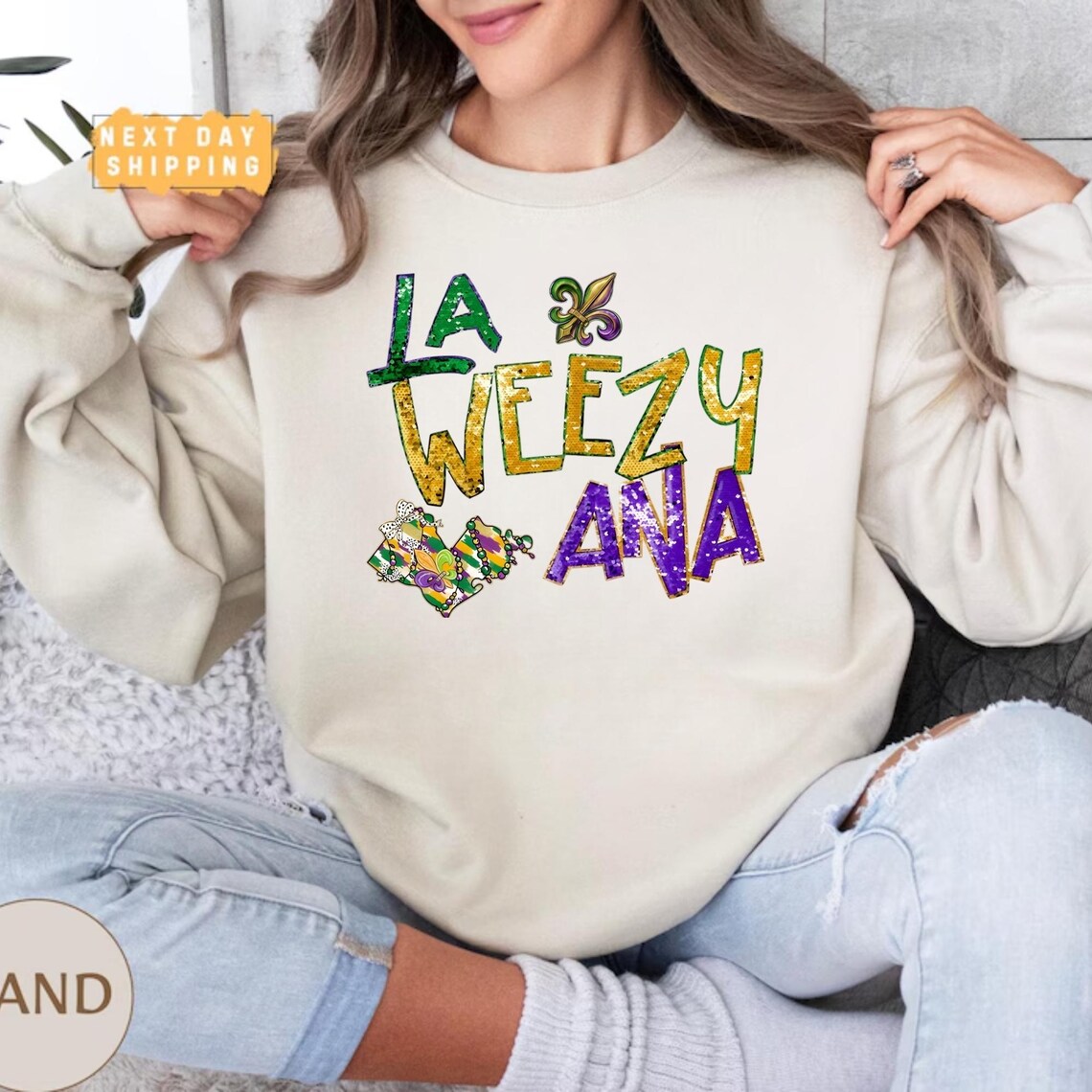 La Weezy Ana PNG, Mardi Gras 2026 Digital Design, Louisiana Mardi Gras ...