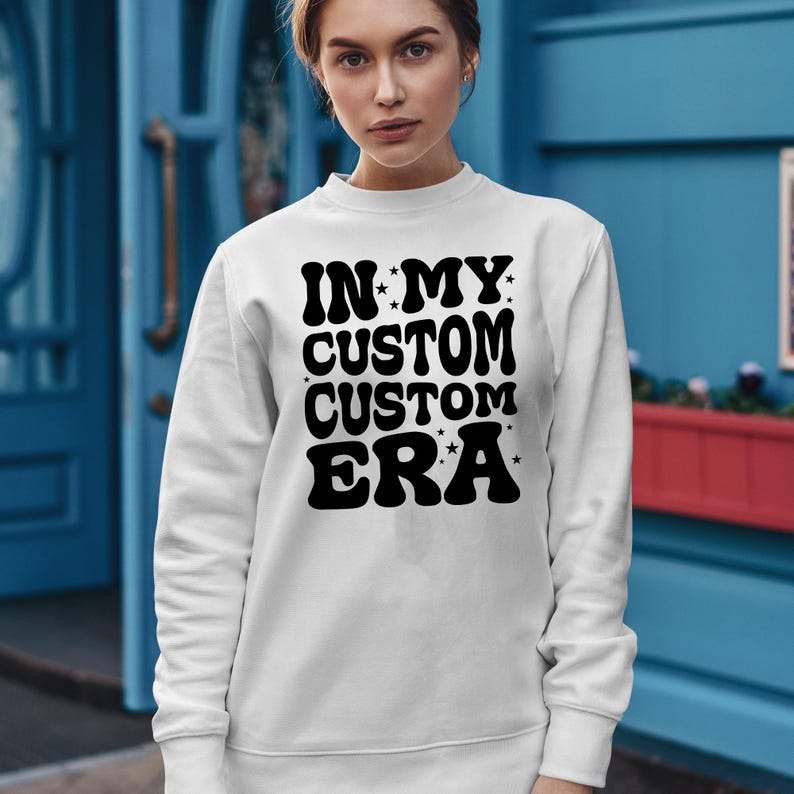 Personalized in My Custom Era SVG PNG, Retro Wavy Text Custom Era ...