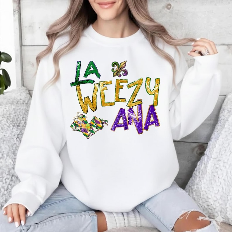 La Weezy Ana PNG, Mardi Gras 2026 Digital Design, Louisiana Mardi Gras ...