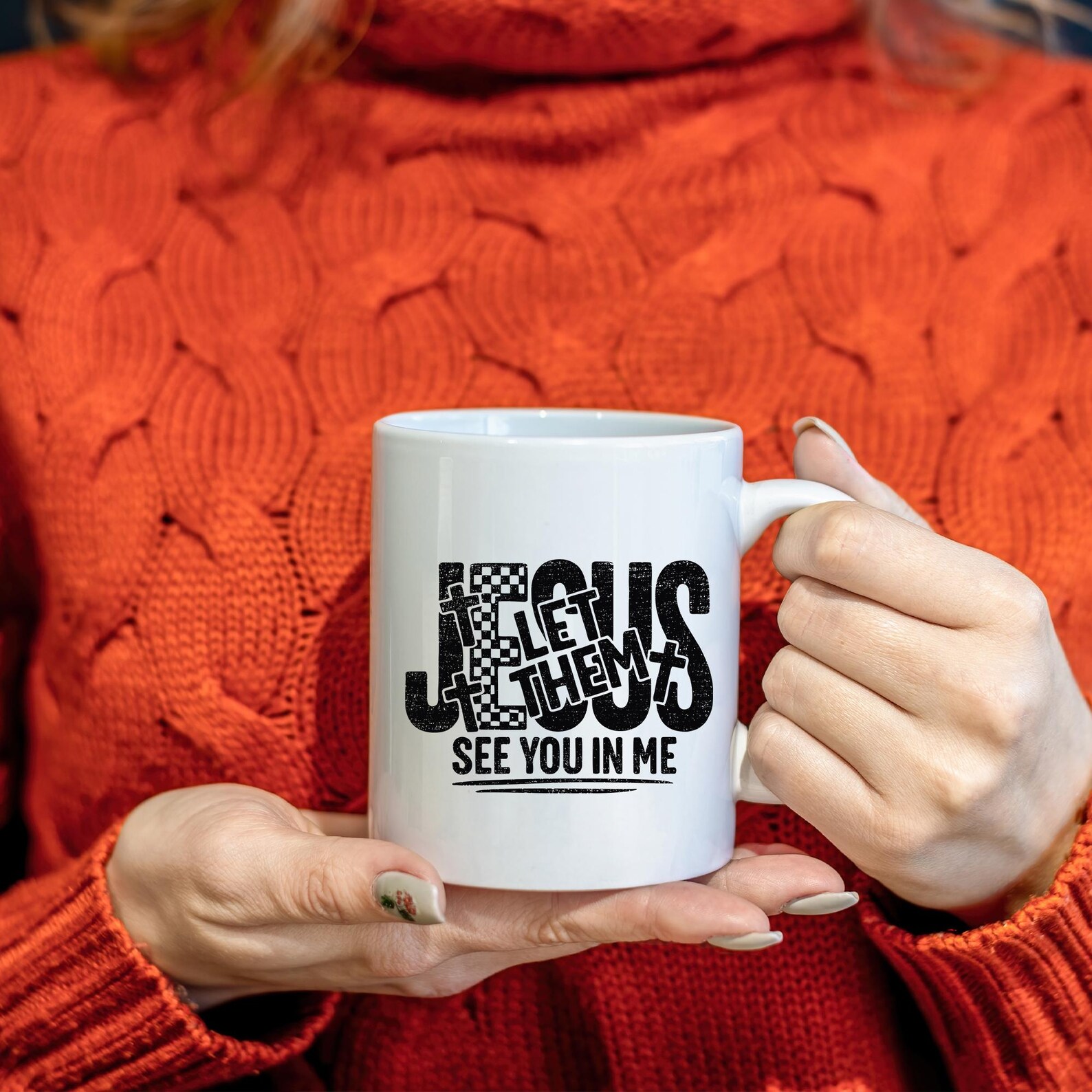 Jesus Let Them See You in Me Png, Preppy Jesus Png, Christian Shirt PNG ...
