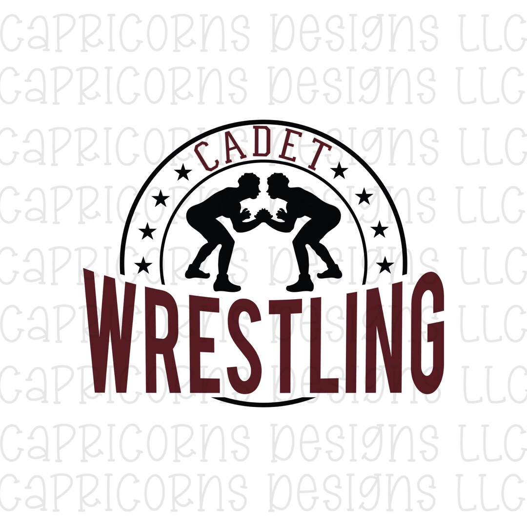 Cadets Wrestling Mascot Doodle PNG | Wrestling | Girls | Boys - Etsy