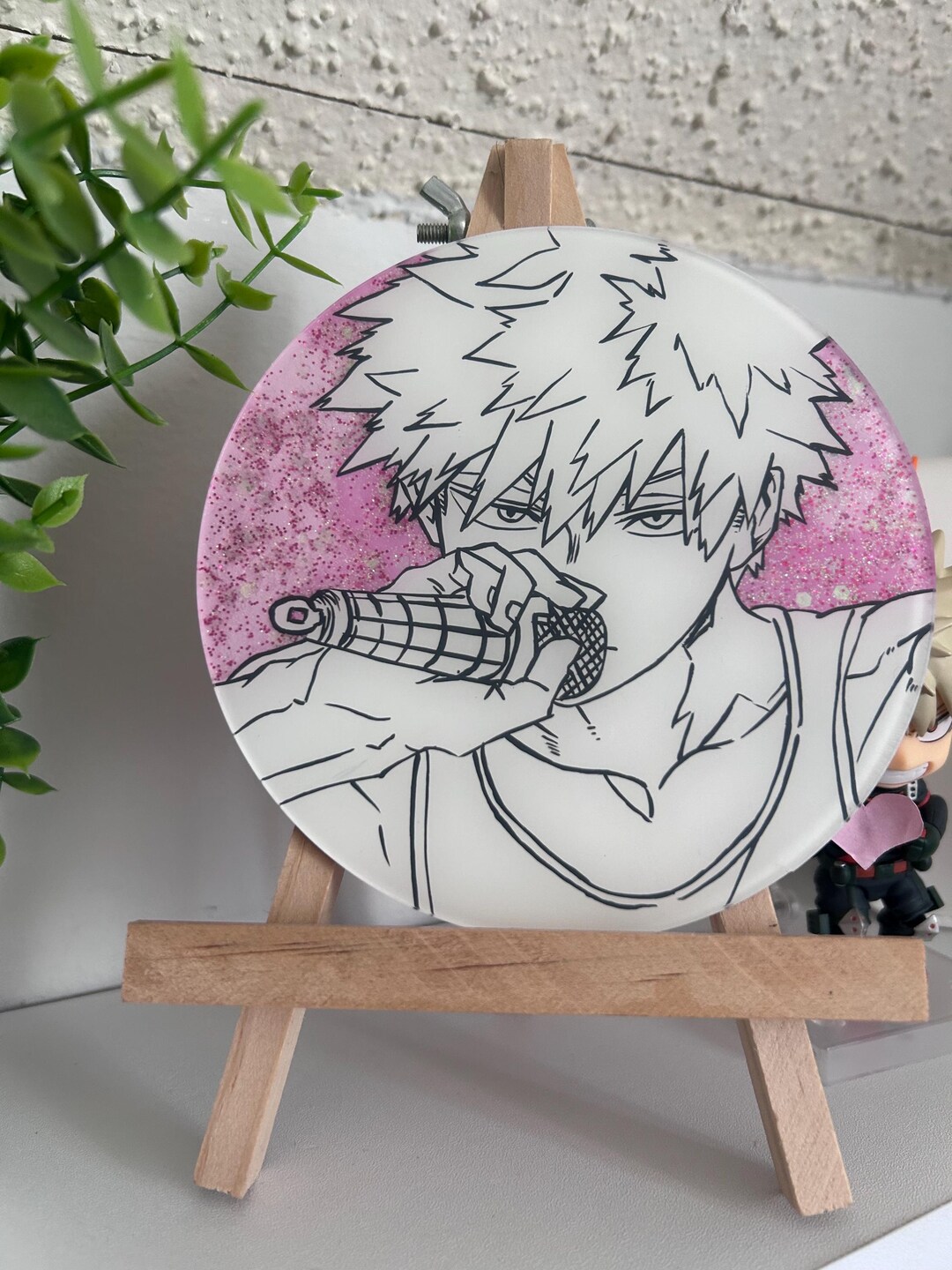 Katsuki Bakugo (kacchan) & Ken Katakura (okarun) Glass Arts - Etsy