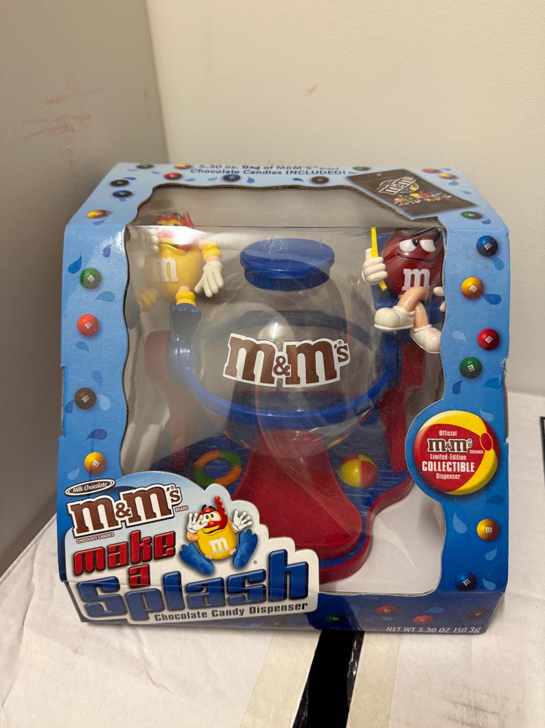 M&m’s Make a Splash Chocolate Candy Dispenser - Etsy