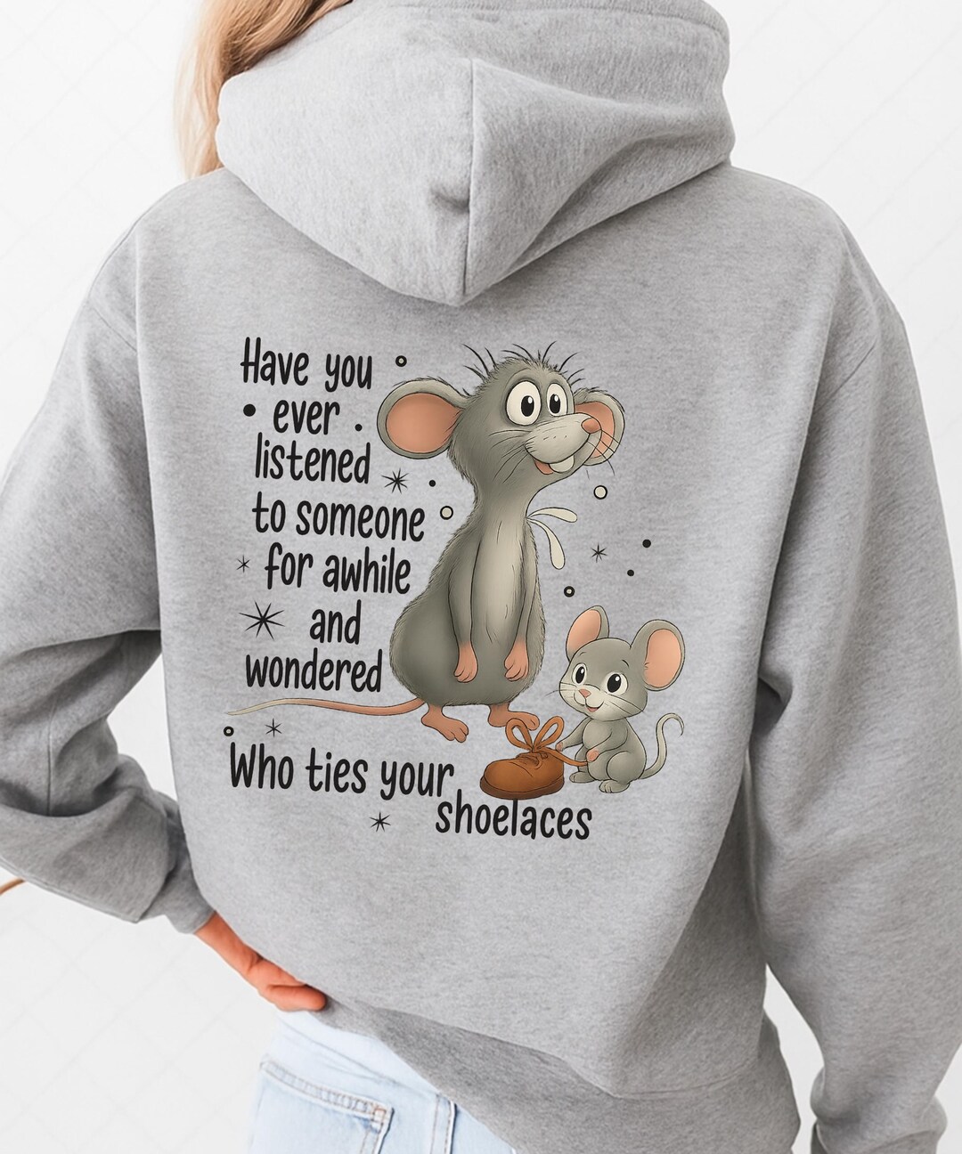 Funny Mouse Quote Png, Sarcastic Animal Png, Who Ties Your Shoelaces ...