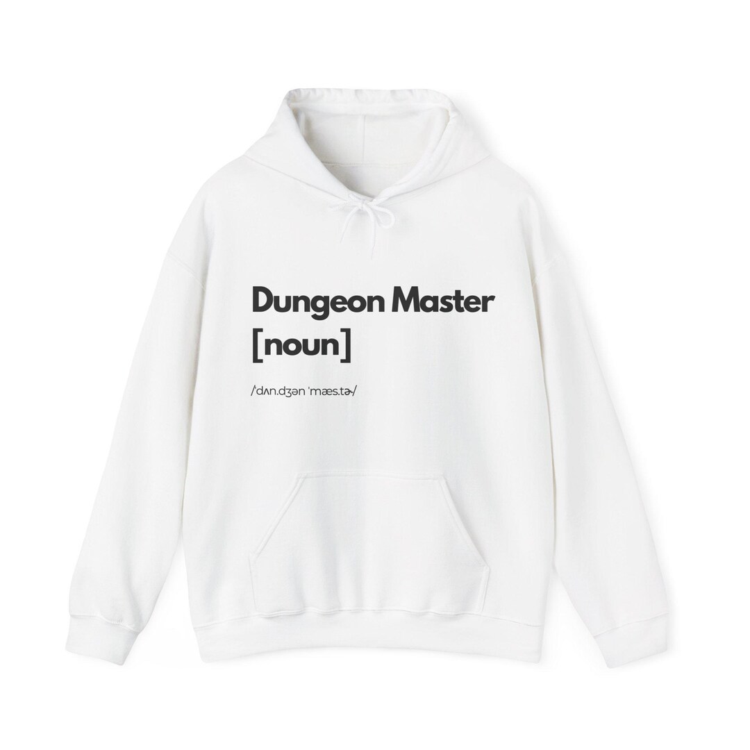 Dungeon Master Hoodie - Perfect for Gamers, D&D Players, Game Night ...