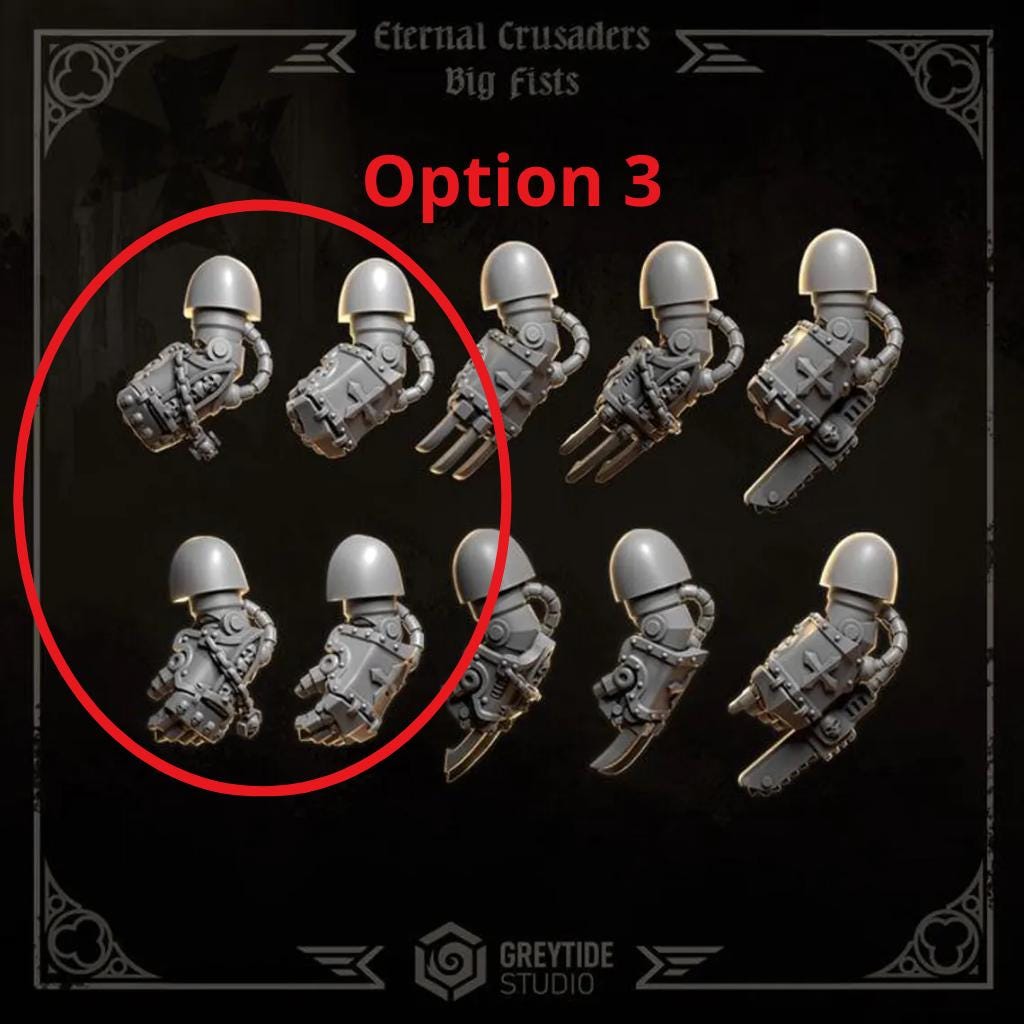 Termie Fist Weapons | Eternal Crusaders | Greytide Studio - Etsy