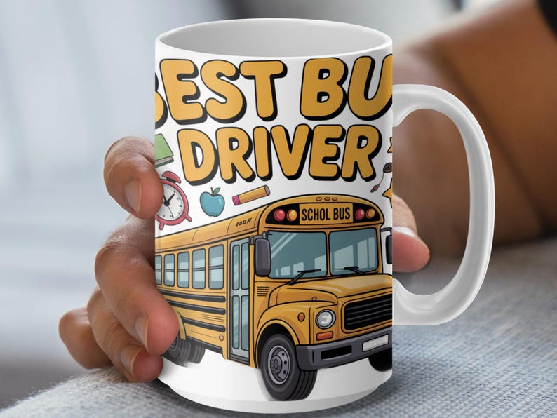Best Bus Driver PNG, School Bus Clipart, Appreciation Gift, End of Year ...
