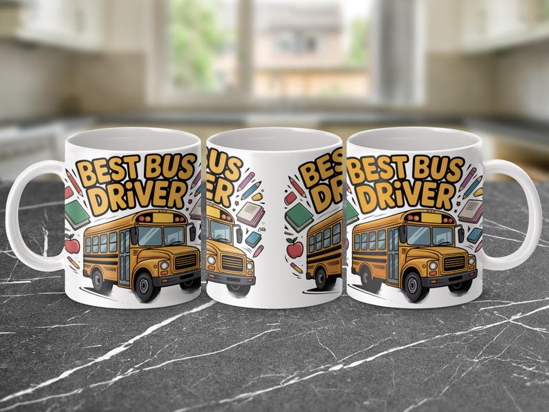 Best Bus Driver PNG, School Bus Driver Gift, Thank You Bus Driver ...