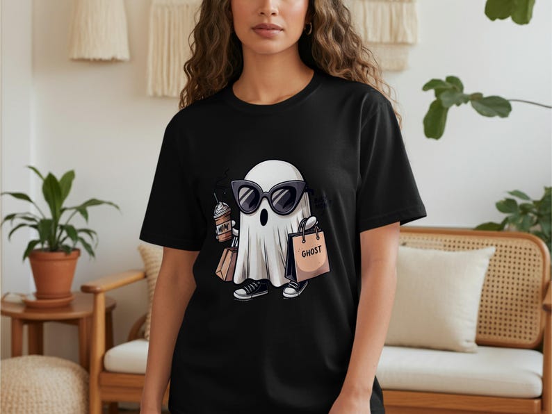 Busy Mom Ghost PNG: Funny Halloween Spooky Season Tee - Etsy