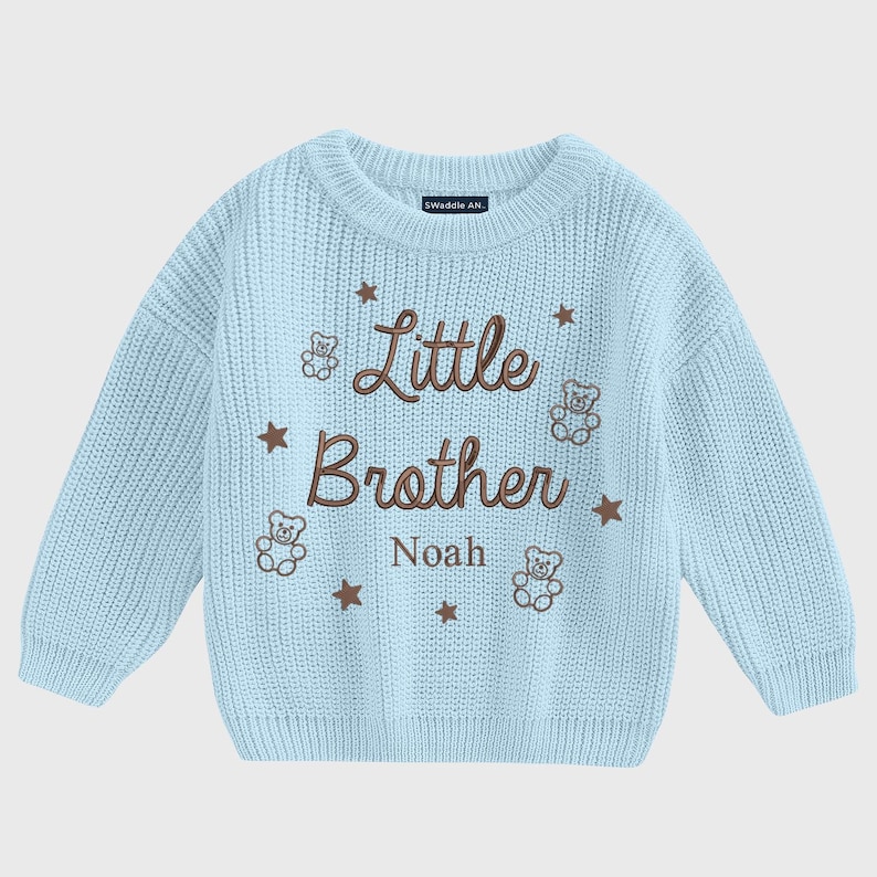Personalized Matching Sibling Set, Sibling Matching Sweater Set ...