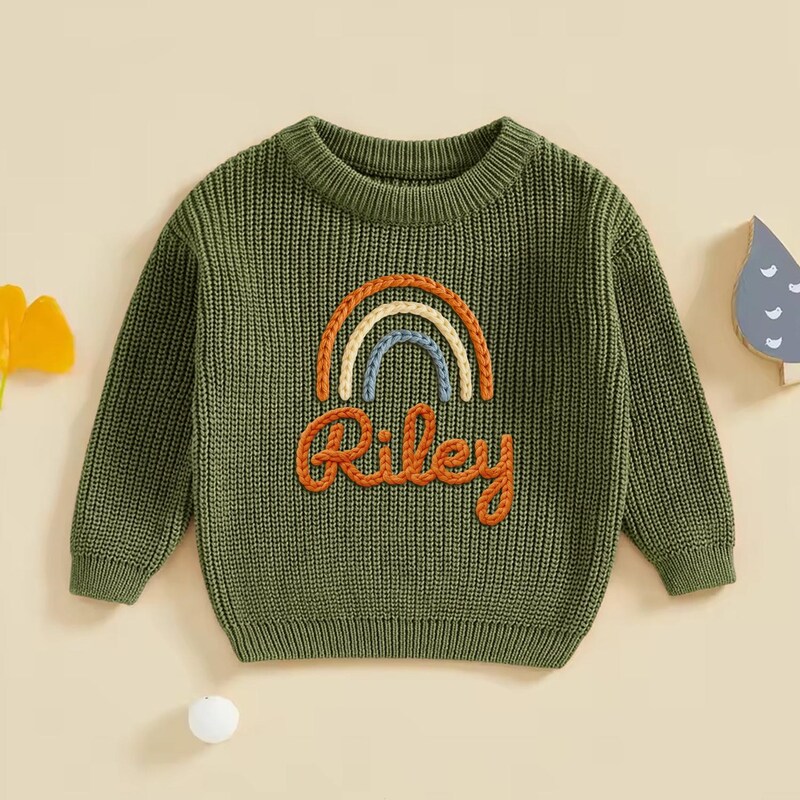 Hand Knitted Fall Sweater - Etsy
